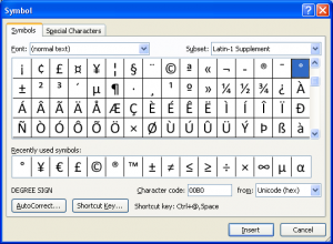 Microsoft Office – Inserting Symbols and Special Characters - Executive ...